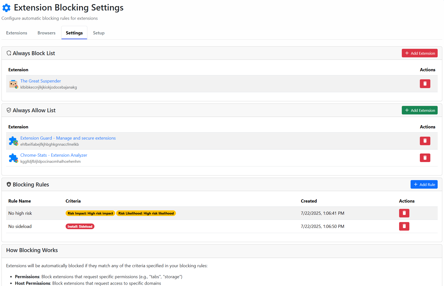 Extension Guard | Chrome-Stats